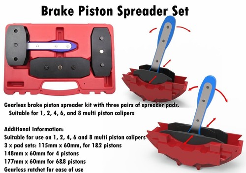 Ratchet Disc Brake Caliper 1-8Piston Spreader Separator Pad Press Made ...