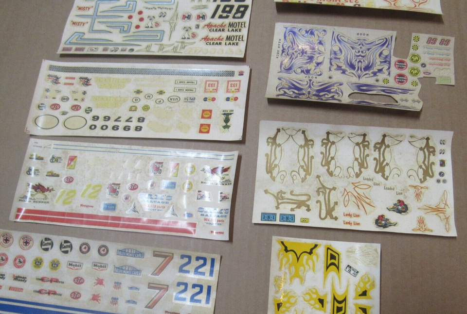 AMT DECAL SHEETS - 1 LOT - FROM AMT MODEL KITS - VINTAGE AMT | eBay