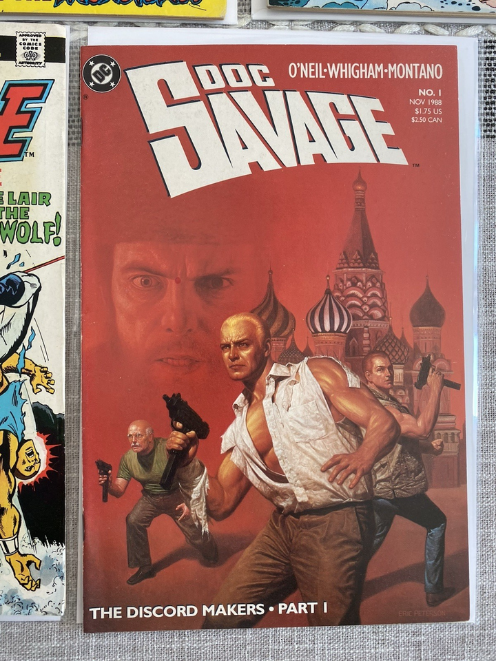 Doc Savage Bronze Age High To Mid Grade Lot Of 9 (2,3,5,6,6,7,8 GS 1 ...