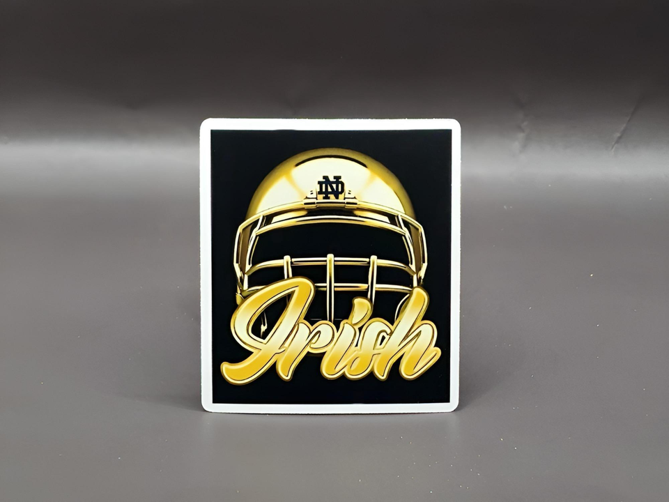 Notre Dame Fighting Irish Inspired Stickers NCAA Football Decals ...