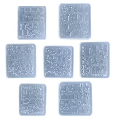 Star Chain Bowknot Shape Silicone Mold for DIY Art Bowknot Star Tennis ...