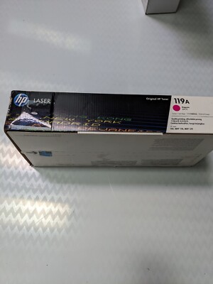 HP Genuine 119A W2093A Genuine Magenta Toner still sealed 150A 175NW ...