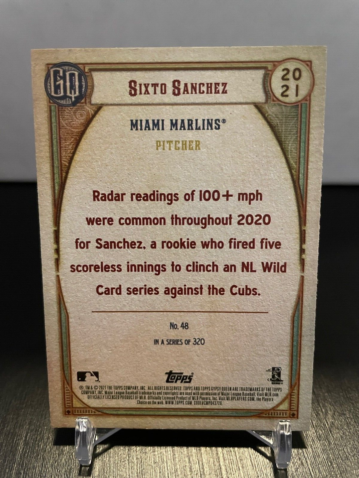 Sixto Sanchez 2021 Topps Gypsy Queen #48 Green - RC | eBay