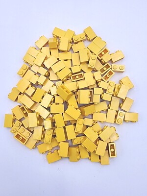 Lego 140 YELLOW 1x2 Brick Pieces Building Genuine Bulk Lot Basic 2x1 | eBay
