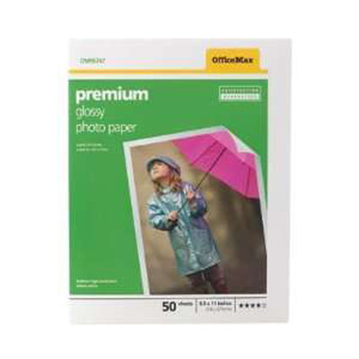 OfficeMax 8.5" x 11" Glossy Premium Photo Paper OfficeMax # 21163615 | eBay