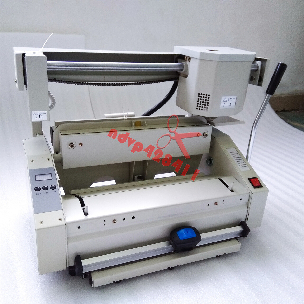 1PCS NEW Book Binding Binder Machine Manual Numerical Control Hot Glue ...
