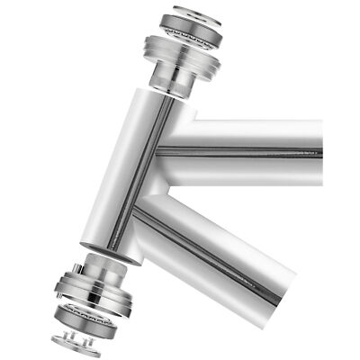 For Harley Big Twin Chopper Bobber Front Internal Fork Chrome Neck ...