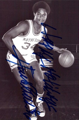 Austin Carr Signed 4x6 Photo Cleveland Cavaliers Notre Dame Fighting ...