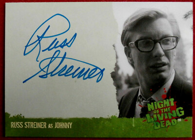 NIGHT OF THE LIVING DEAD - RUSS STREINER as Johnny - Autograph Card | eBay