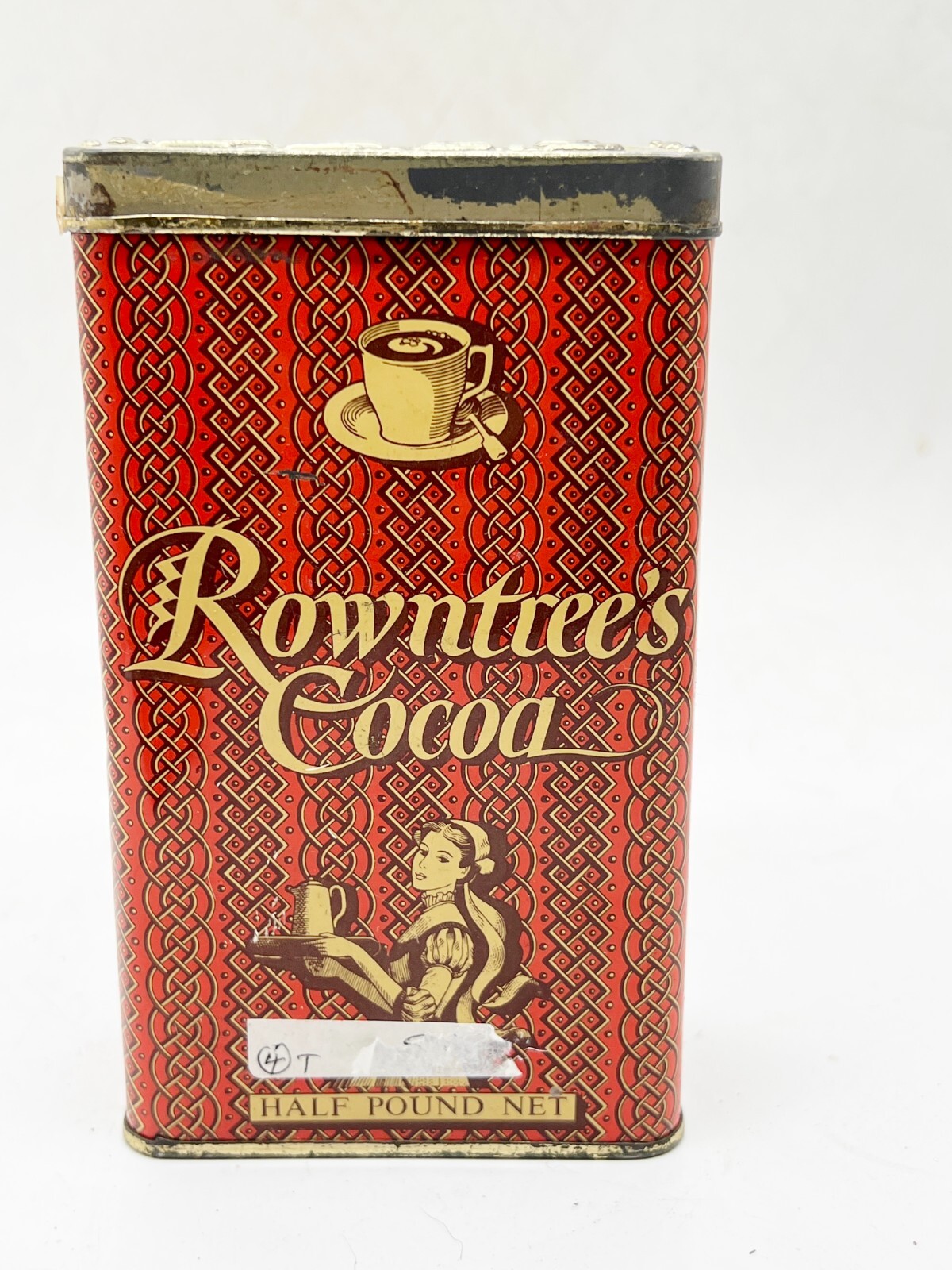 VINTAGE RETRO ADVERTISING ROWNTREES COCOA HALF POUND EMPTY TIN | eBay UK