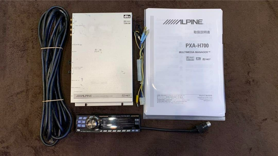ALPINE PXA-H700 Digital Processor Set Car Audio Energization Operation Confirmed | eBay