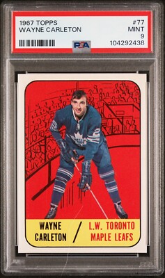 1967 Topps Wayne Carleton #77 PSA 9 Only 7 Higher | eBay