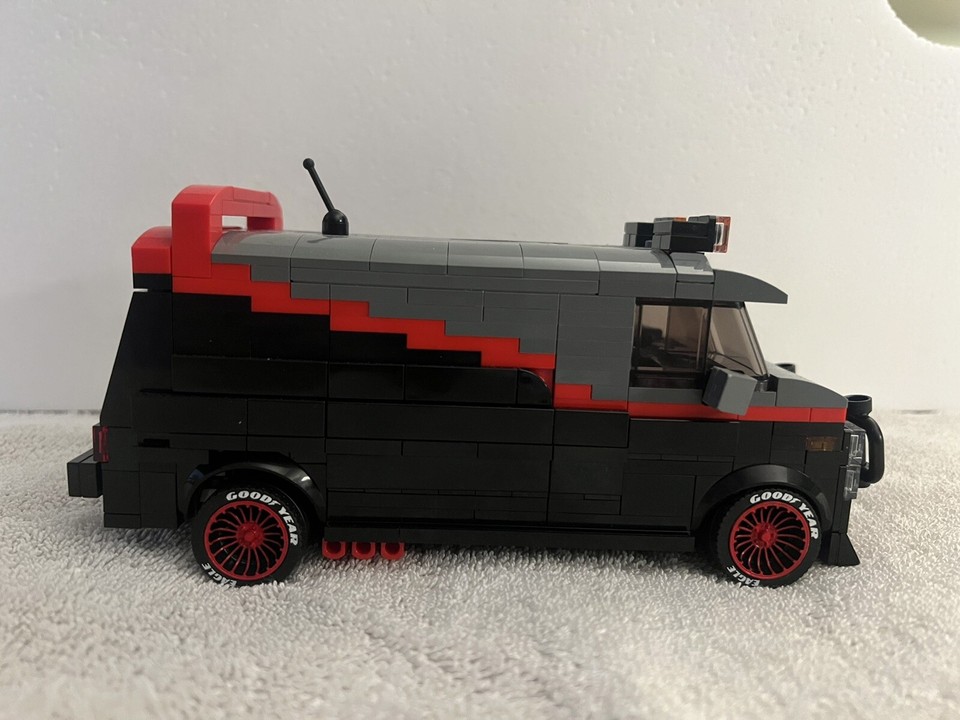 LEGO A-TEAM VAN GMC BA VAN MOC USING ALL GENUINE LEGO PIECES 3D PRINTED ...