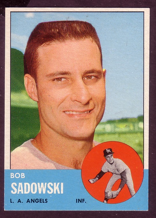 1963 TOPPS BOB SADOWSKI CARD NO:568 BS24 NEAR MINT CONDITION | eBay