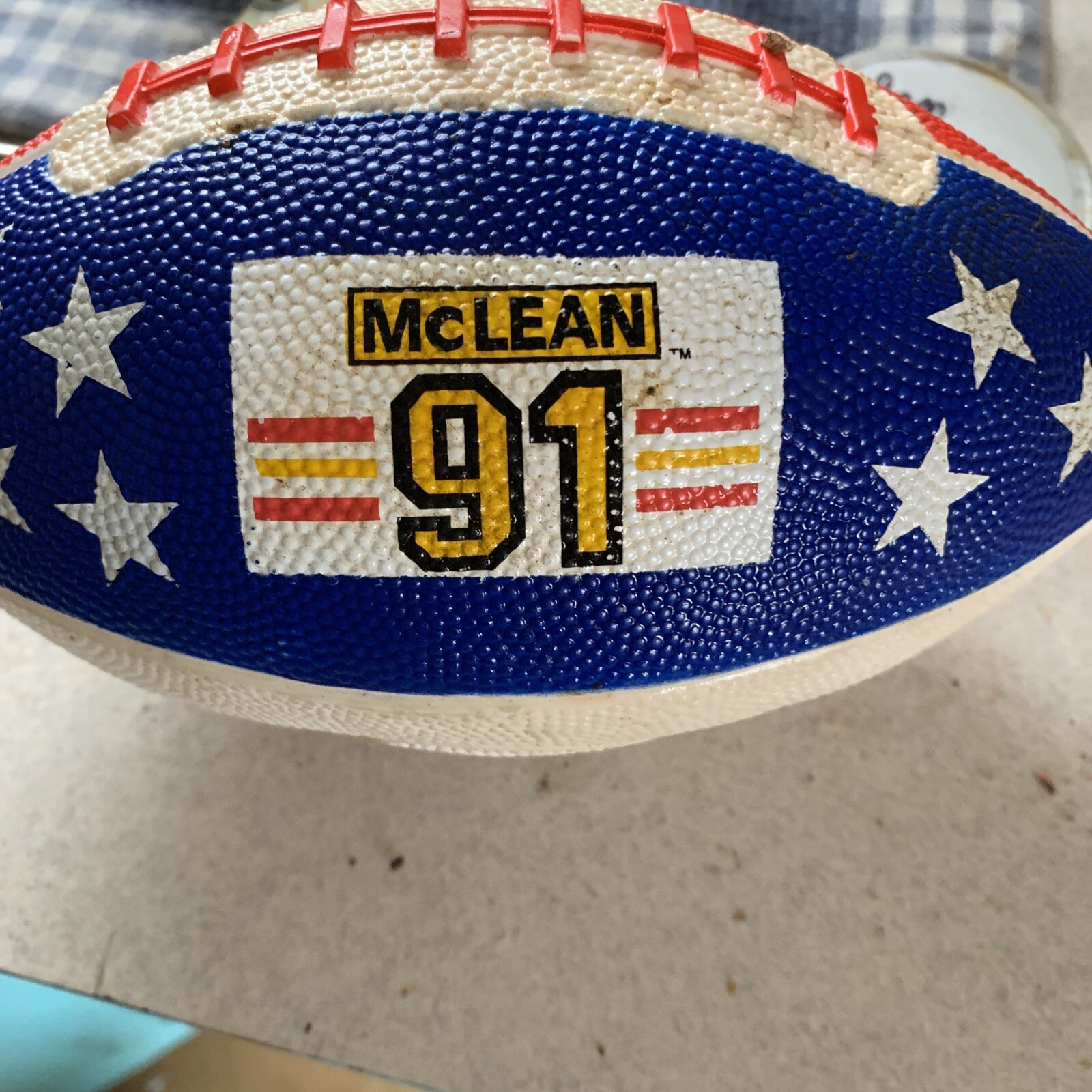 McDonalds 1991 KC Kansas City Chiefs 8 1/2 inch. COKE / NFL Football ...