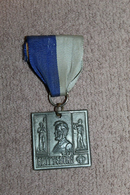 Vintage BSA Gettysburg Trail Medal w/Full PB Ribbon | eBay