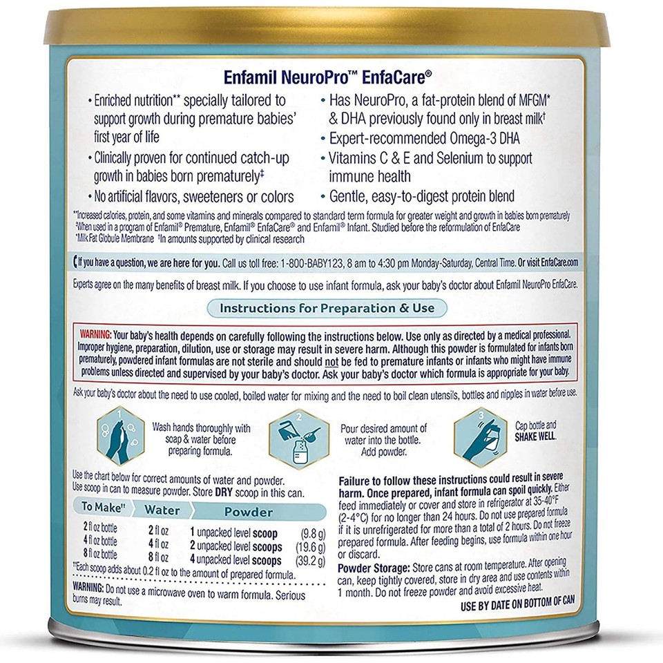 Enfamil NeuroPro EnfaCare Infant Formula - 13.6 oz Powder Can | eBay
