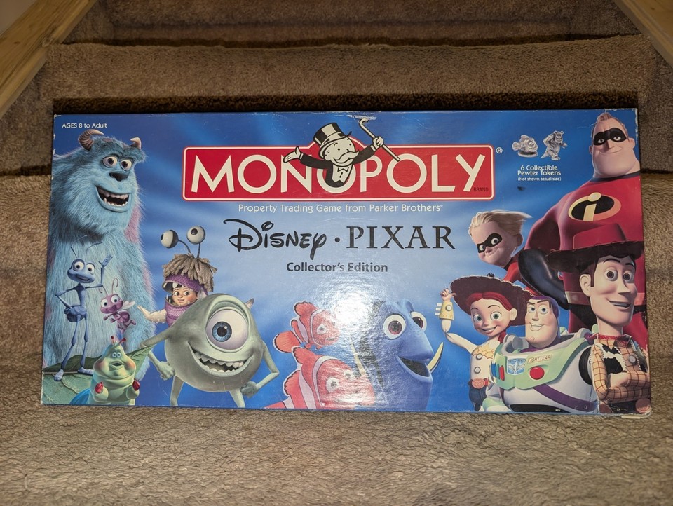 Monopoly Disney PIXAR Collector's Edition Board Game - 2005 - 100% ...