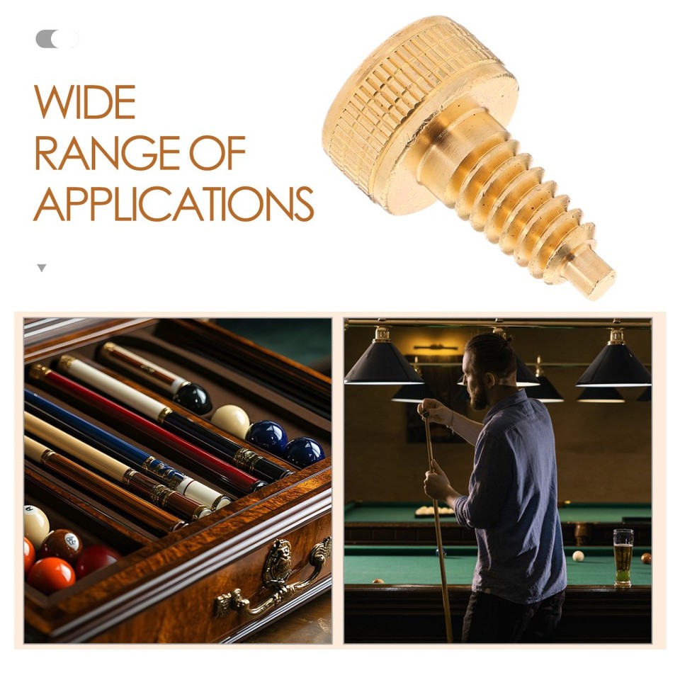 Brass Pool Cue Joint Screw Billiard Cue Extension Screw Billiard Cue ...