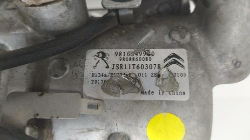 9810349930 COMPRESSEUR DE CLIMATISATION / 185622 POUR CITROËN C3 III S ...