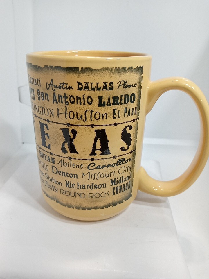 TEXAS COFFEE MUG. TEXAS MUG. TEXAS LANDMARKS Deco Mug. B313 | eBay