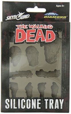 THE WALKING DEAD SILICONE TRAY ice candy mold NEW jello twd diamond ...