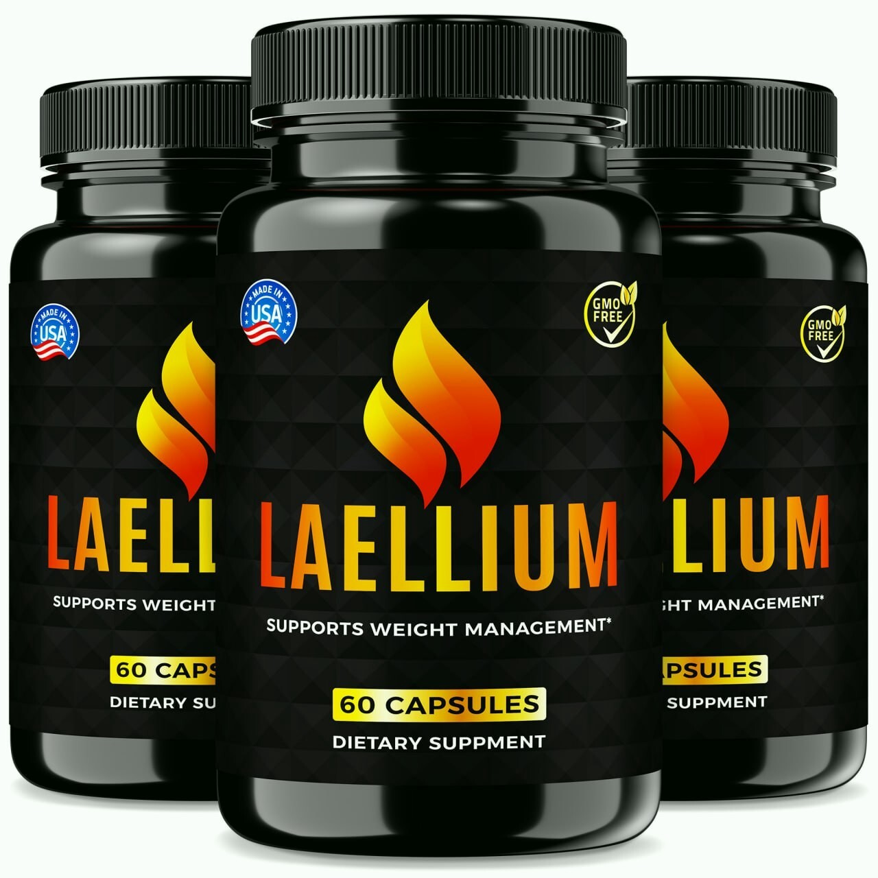 Laellium for Weight loss , Advanced Fat Burning and Energy Capsules - 3 ...