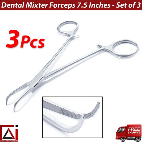 Surgical Mixture Hemostatic Forceps 90 Degree Curved Veterinary Clamp ...