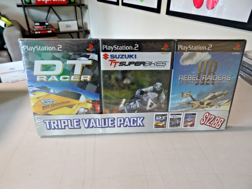 NEW Playstation 2 Games 3- Super Value Pack - DT RACER SUZUKI REBEL ...