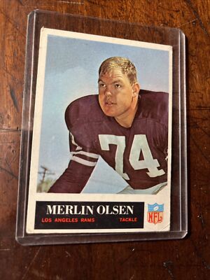1965 Philadelphia - #94 Merlin Olsen (RC) | eBay