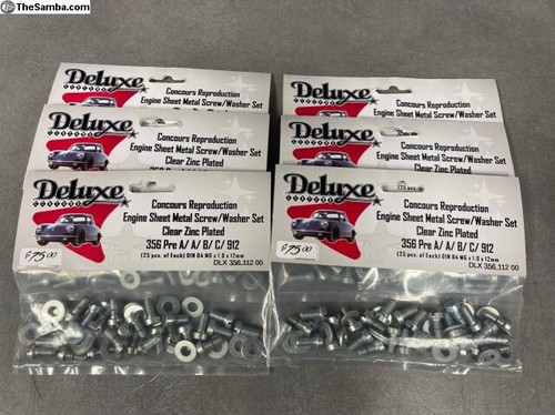 Porsche 356 Engine Shroud Screw & Washer set - Concours Reproduction | eBay