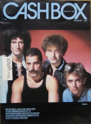 QUEEN - Cash Box Magazine; February 25, 1984 | eBay