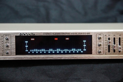 Dual 10-Band Digital Equalizer EQ Tuner Preamp Spectrum Display for ...