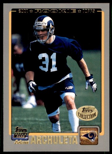 2001 TOPPS ADAM ARCHULETA ST. LOUIS RAMS #324 | eBay