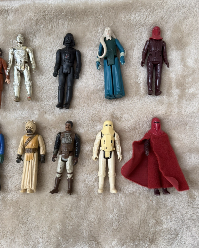 Lot Of 16 (1970’s -80’s) Vintage Star Wars Action Figures Original ...