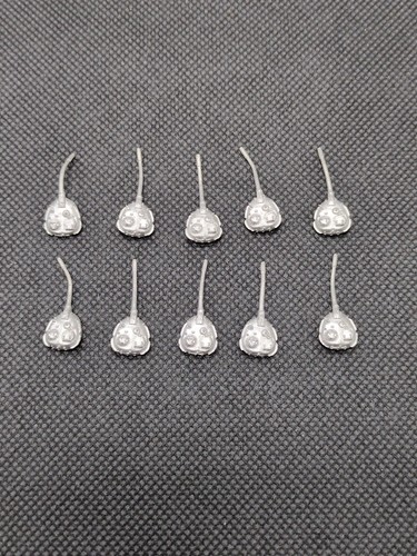 (10) WWII Micro Armour Tank Turret Metal Miniature Bits 1/285 Scale | eBay