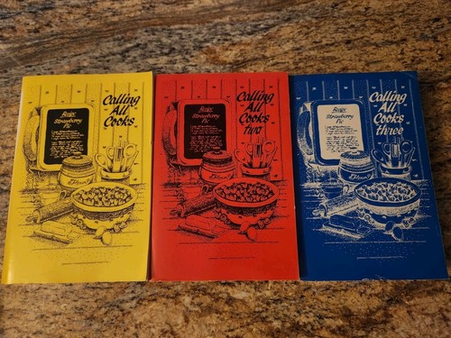Cookbook Set CALLING ALL COOKS 1-3 1 2 3 Alabama Telephone Pioneers of ...