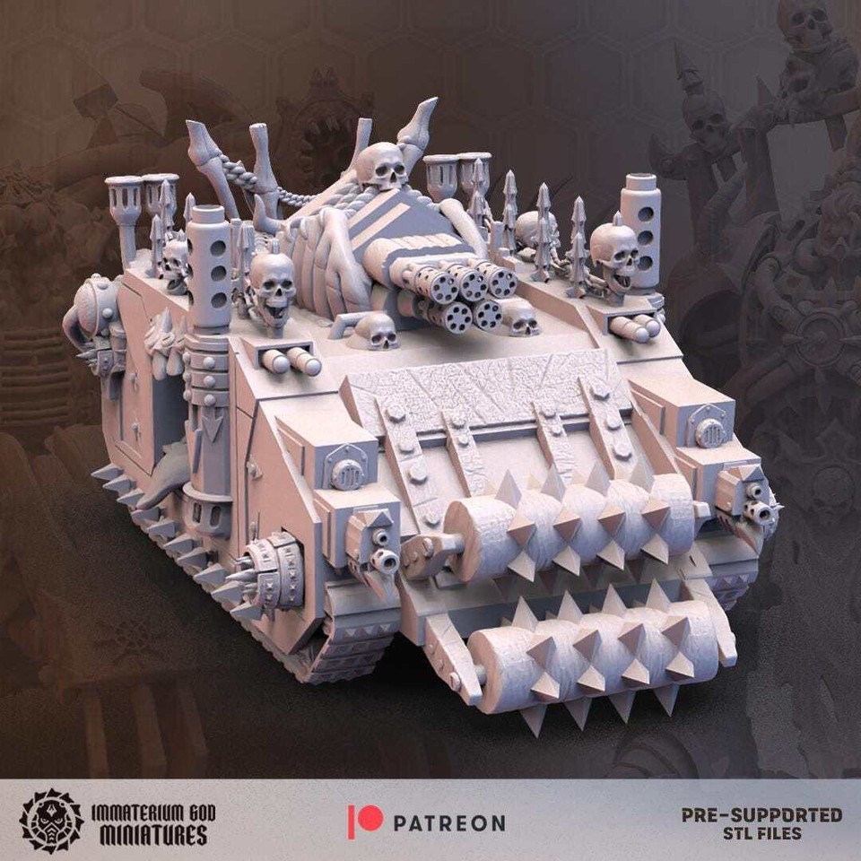 Carrion Tank | Immaterium God Miniatures | Grimdark Compatible - Nerd3DForge | eBay