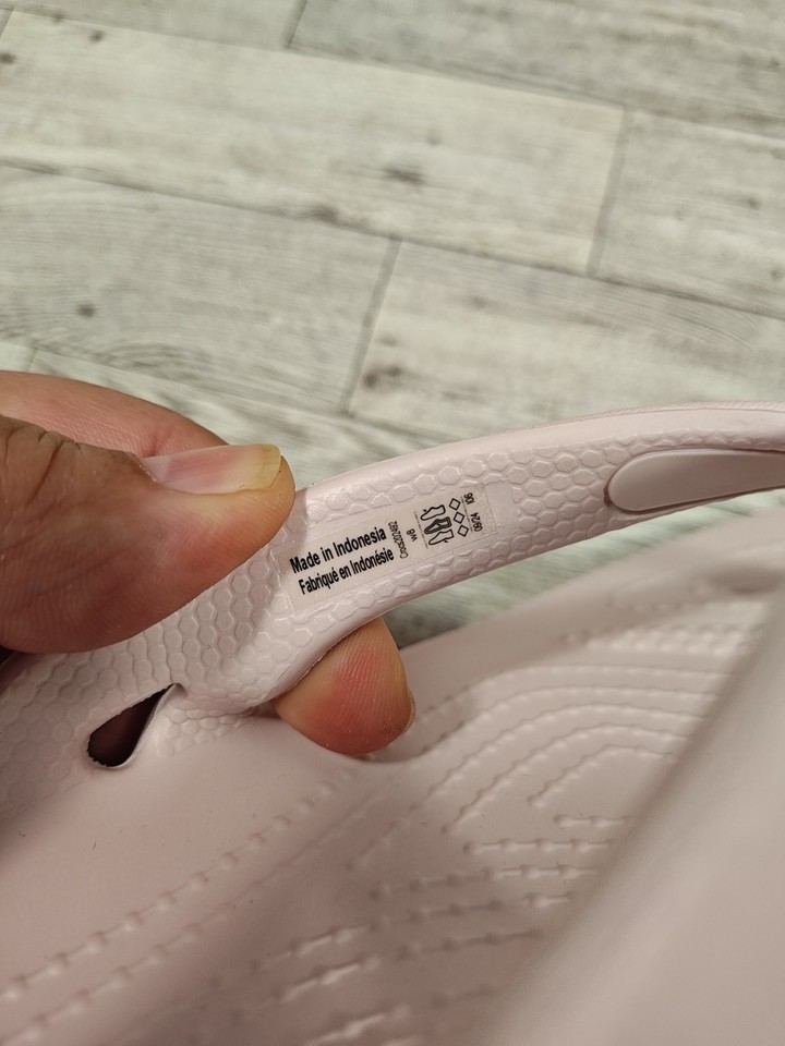 Crocs Kadee II Flip Flops Women's Size 8 Light Pink Sandals 202492-6PI ...