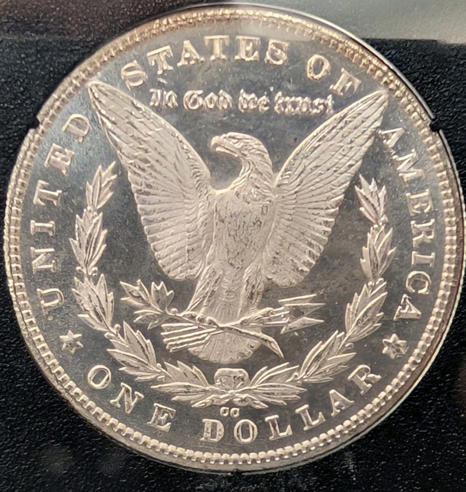 1880-CC GSA Morgan Silver Dollar $1 CAC MS66 SHOULD BE DMPL. FREE ...
