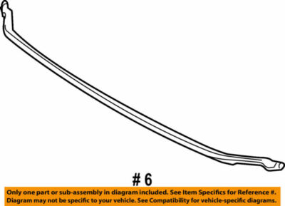 53395-60050 Toyota Seal, hood to radiator grille 5339560050, New ...