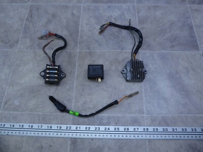 1981 Suzuki GS550T GS550 S934 Electrical Set #1 Fuse Switch Regulator ...