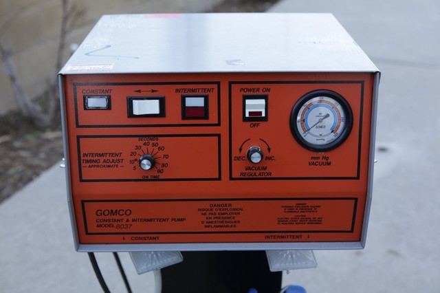 Gomco Model 6037 Constant Intermittent Vacuum Fluid Management Pump for ...