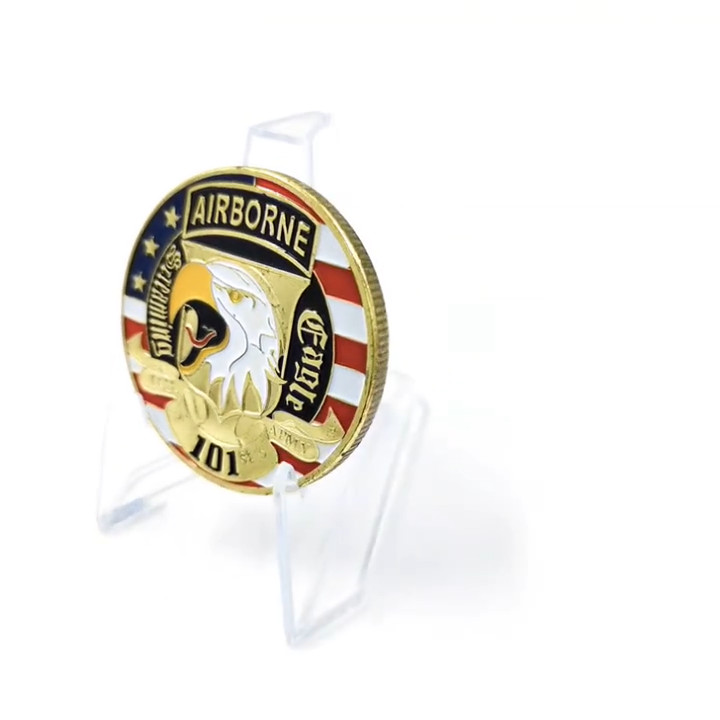 Army 101st Airborne Screaming Eagles B Challenge Coin Collectable Commemorative | eBay