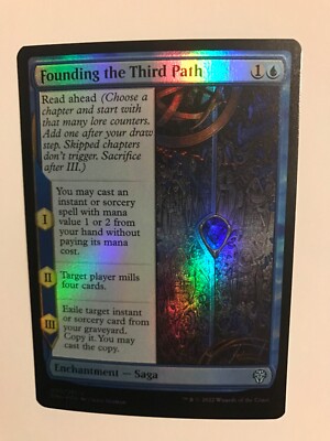 FOUNDING THE THIRD PATH: Dominaria United Magic Gathering Mtg FOIL card; NM saga | eBay