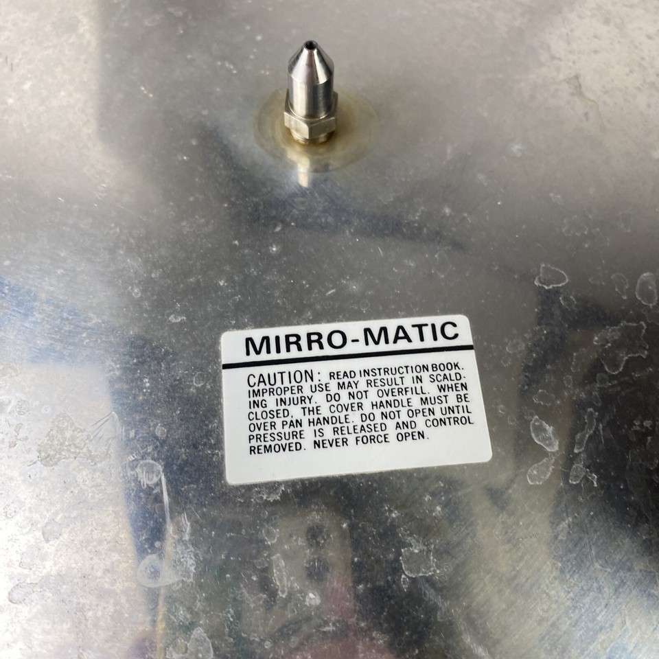 Vintage Mirro-Matic 12 Quart M-0512-11 Pressure Cooker Canner w ...