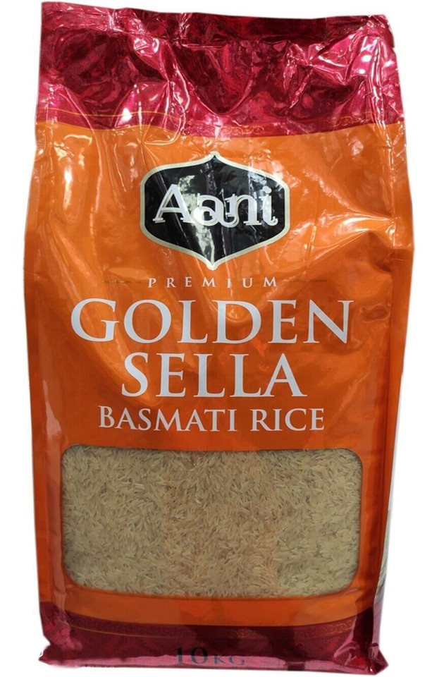 Aani Golden Sella Basmati Rice 10KG | eBay UK