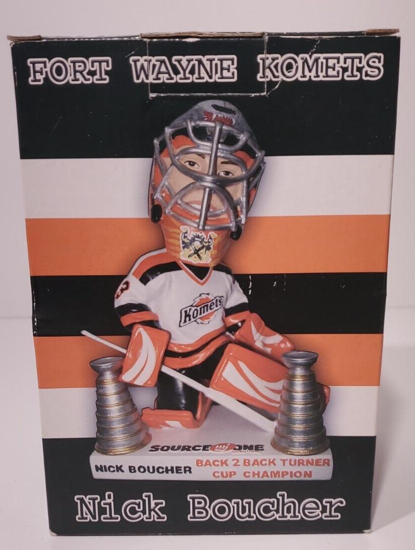 Nick Boucher #33 Ft. Wayne Komets Bobblehead Limited Edition Back 2 ...