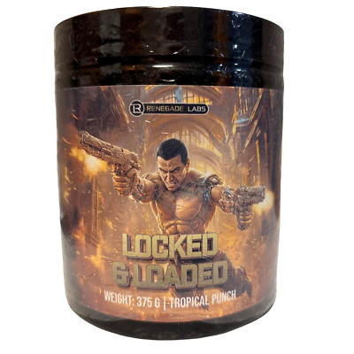 Renegade Labs Locked & Loaded Pre Workout STRONG Geranium Tropical ...