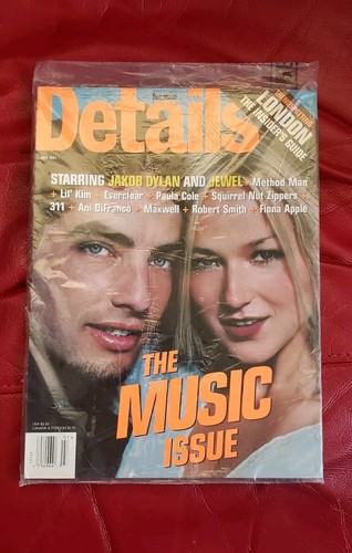 Details Magazine July 1997 The Music Issue Jakob Dylan & JEWEL On Cover ...